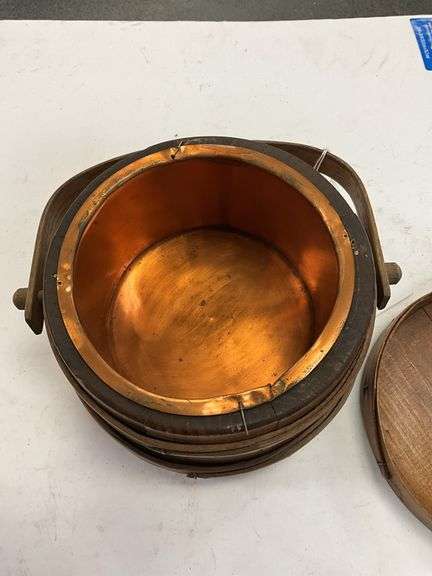 Small firkin w/ copper lining - Hurley Real Estate & Auctions