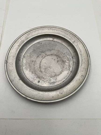 STEDE pewter plate - Hurley Real Estate & Auctions
