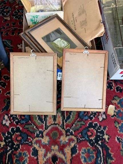 Advertising tin, prints, misc collectibles lot - Hurley Real Estate ...