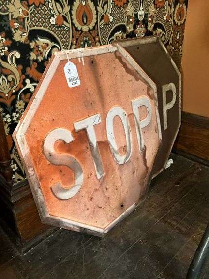Two STOP signs - Hurley Real Estate & Auctions