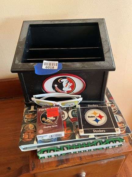Sports memorabilia including: Steelers, Florida State, Sports ...