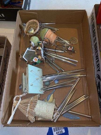 Box of wind chimes - Hurley Real Estate & Auctions