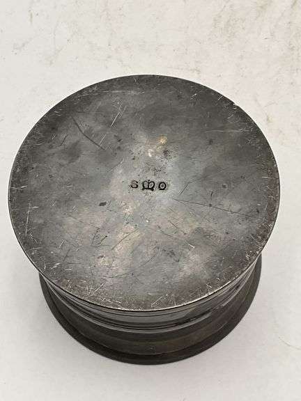 Pewter inkwell - Hurley Real Estate & Auctions