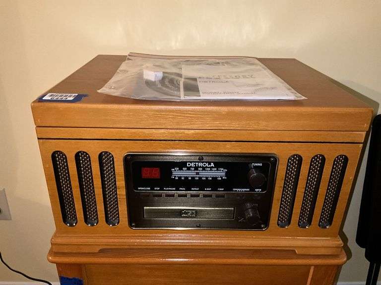 Detrola model KM837, record, cassette, cd player - Hurley Real Estate ...