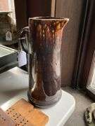 Rockingham glazed tankard pitcher - Hurley Real Estate & Auctions