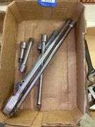 Ratchet handle, socket extensions - Hurley Real Estate & Auctions