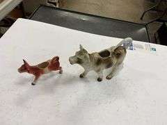 Two figural cow creamers - Hurley Real Estate & Auctions