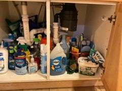 Under sink contents - Hurley Real Estate & Auctions
