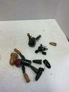 1930s Popeye and Ignatz Mouse strung wood toy figures, mouse not ...