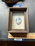 Peter Bates cameo, framed - Hurley Real Estate & Auctions