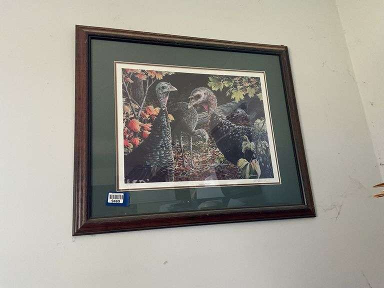 G. Lavanish limited edition print, Autumn Cluster, 193/250, framed ...