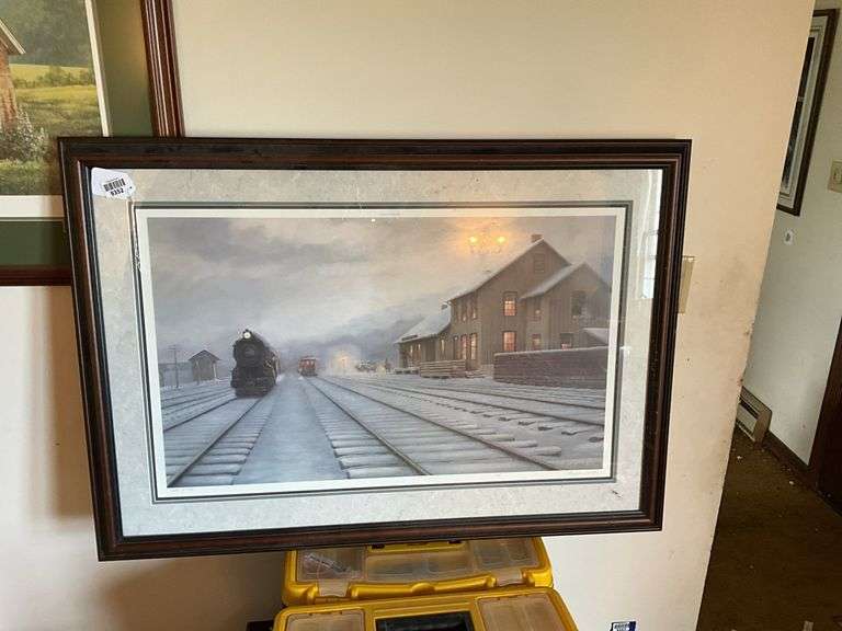 George Losch limited edition print, Thompsontown PA, 356/750, framed ...