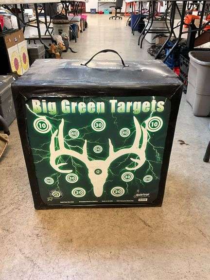 Big green archery target - Hurley Real Estate & Auctions