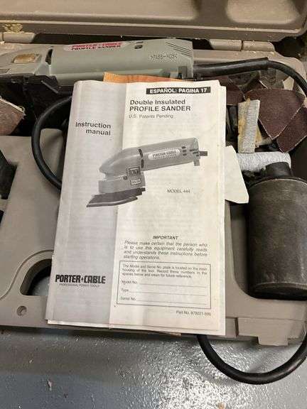 Porter Cable profile sander kit - Hurley Real Estate & Auctions
