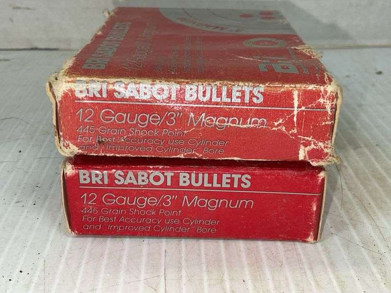 Box of Bri Sabot Bullets, 12 Gauge, 3", by the piece, take 2 - Hurley ...