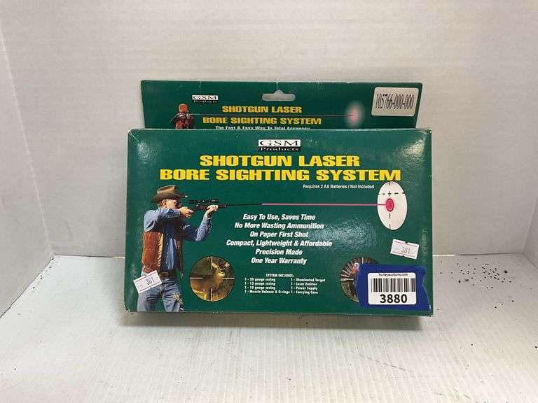 Shotgun laser bore sighting system - Hurley Real Estate & Auctions