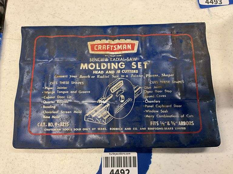 Craftsman molding set in pouch - Hurley Real Estate & Auctions