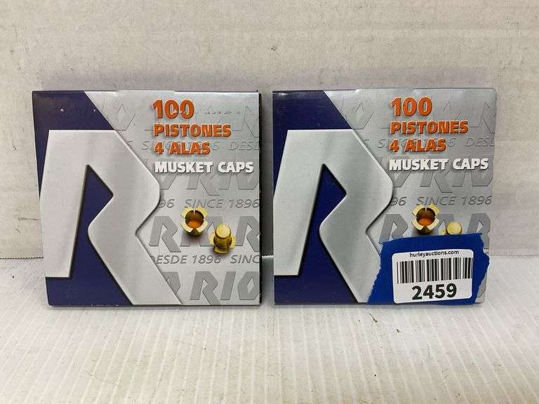Two boxes of Rio musket caps - Hurley Real Estate & Auctions