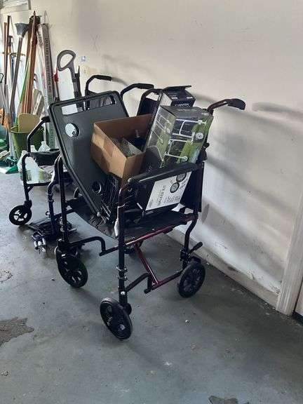 Transport Chair, Walker kit, two Walker trays, Walker wheels - Hurley ...