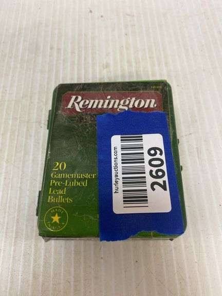 Box of Remington 50 cal 365 gr HP muzzleloader bullets - Hurley Real ...