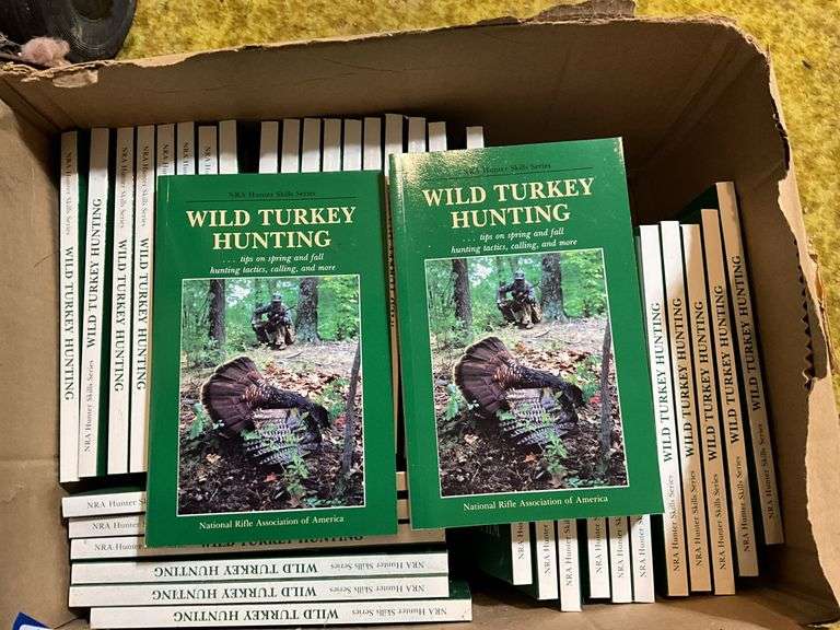 Multiple copies of Wild Turkey Hunting book - Hurley Real Estate & Auctions