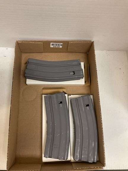 3 metal AR-15 magazines - Hurley Real Estate & Auctions
