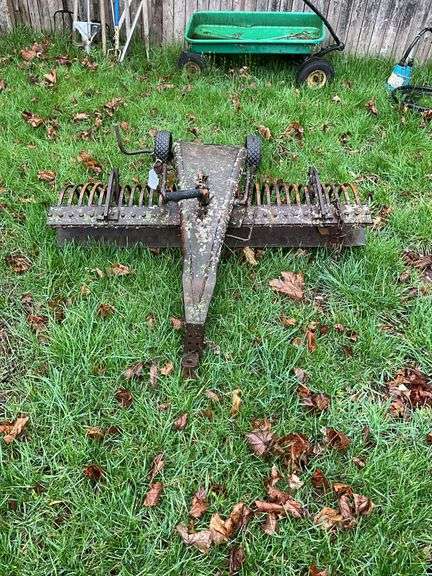 Pull behind rake 46” wide - Hurley Real Estate & Auctions