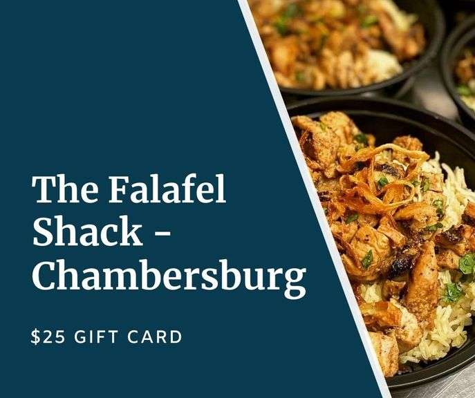 The Falafel Shack - Chambersburg - $25 Gift Card - Hurley Real Estate ...