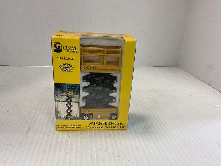 Grove SM3248E electric powered scissor lift diecast model - Hurley Real ...