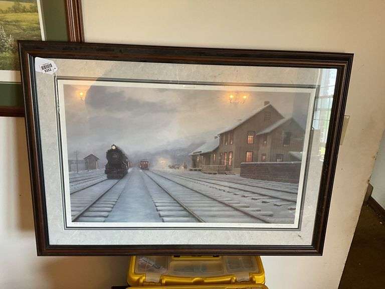 George Losch limited edition print, Thompsontown PA, 356/750, framed ...