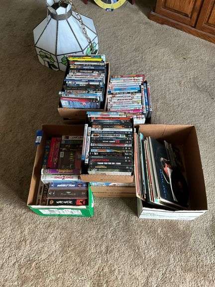 Vintage vinyl LP records, DVD movies, VHS tapes - Hurley Real Estate ...