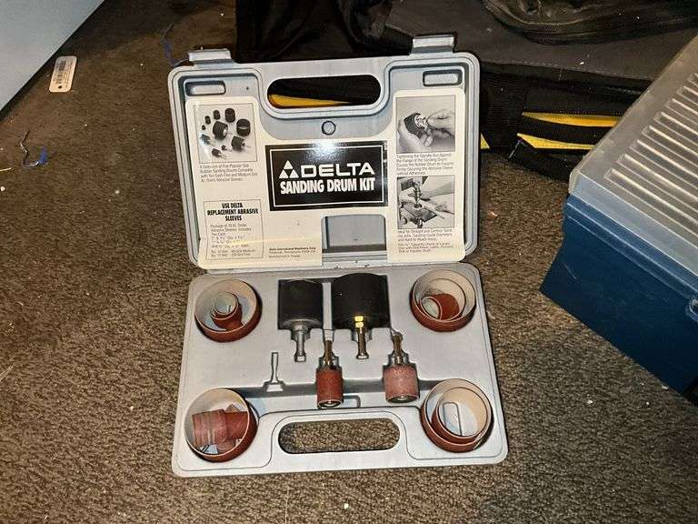 Delta Standing Drum Kit, Hard plastic toolbox - Hurley Real Estate ...