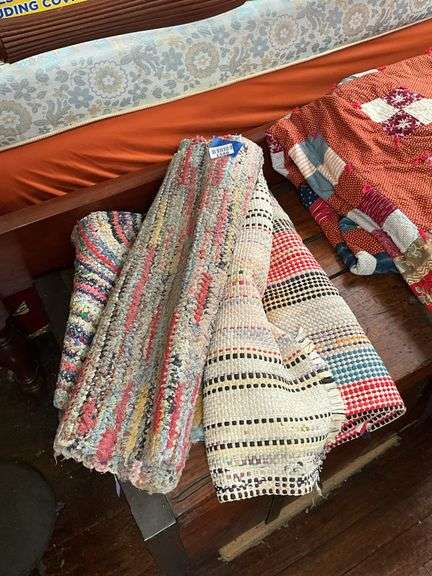 Lot of rag rugs - Hurley Real Estate & Auctions