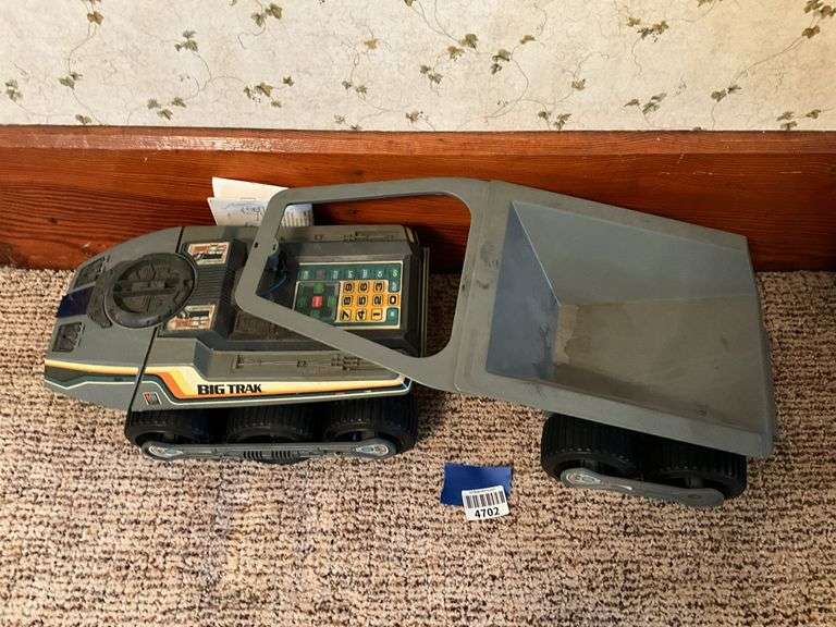 Vintage Big Trak toy and trailer - Hurley Real Estate & Auctions