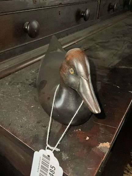 Duck decoy carving - Hurley Real Estate & Auctions