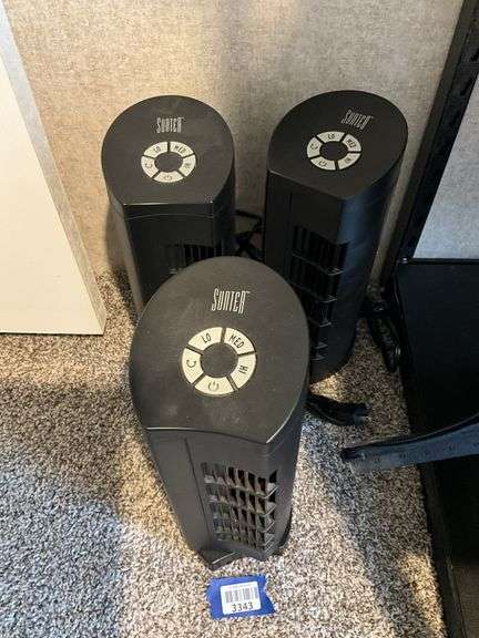 Three Sunter fans - Hurley Real Estate & Auctions