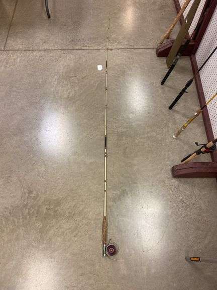 Fly fishing rod with South Bend Open-O-Matic fishing reel - Hurley Real ...