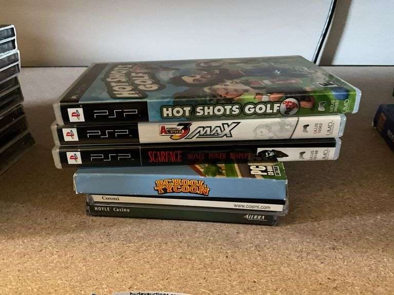 PSP, PC-CD game lot - Hurley Real Estate & Auctions