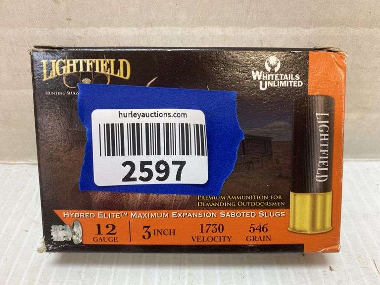 Box of Lightfield 12 gauge 3" 546 gr saboted slugs - Hurley Real Estate ...