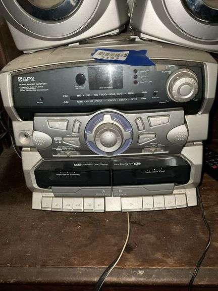 GPX Compact Disc Home Music System S7020 - Hurley Real Estate & Auctions