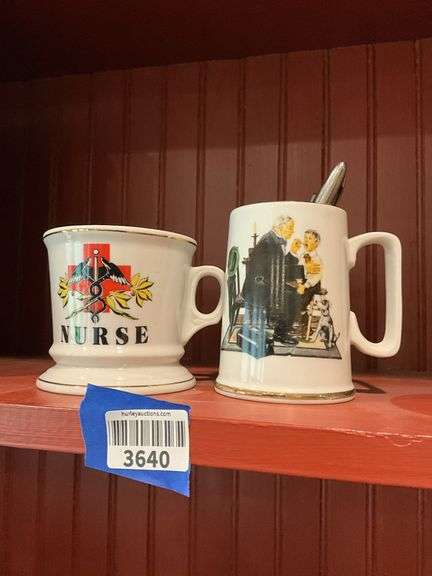 Two mugs - Norman Rockwell “The Country Doctor” & Nurse Occupation Mug ...