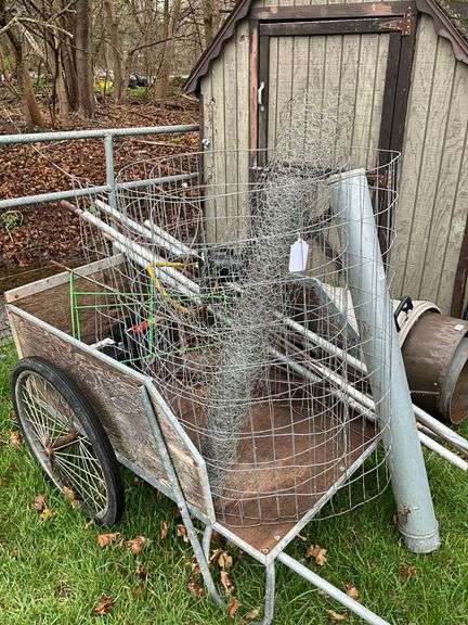 Outdoor cart, fencing, batteries, rebar, and more. - Hurley Real Estate ...