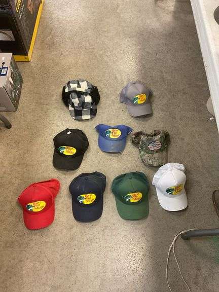 Lot of Bass Pro hats - Hurley Real Estate & Auctions