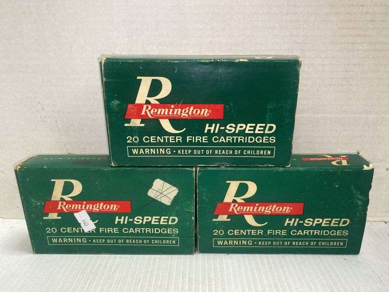 Three partial boxes of Remington 7mm Rem Mag 150 gr PSP - Hurley Real ...