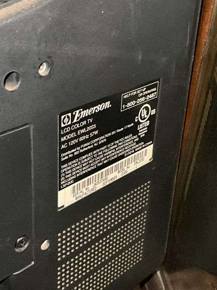 Emerson 20 in TV EWL20S5 - Hurley Real Estate & Auctions