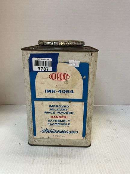 Dupont IMR-4064 rifle powder - Hurley Real Estate & Auctions