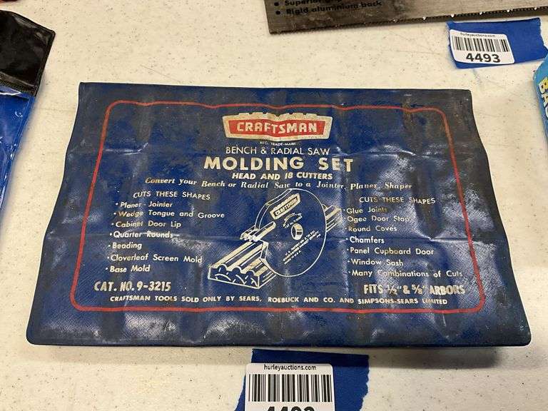 Craftsman molding set in pouch - Hurley Real Estate & Auctions