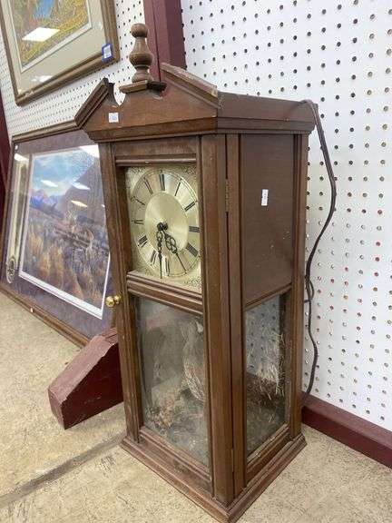 Mantel Clock with Quail Mount - Hurley Real Estate & Auctions