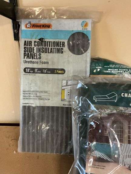 Patio furniture covers in packages, window AC side panels - Hurley Real ...