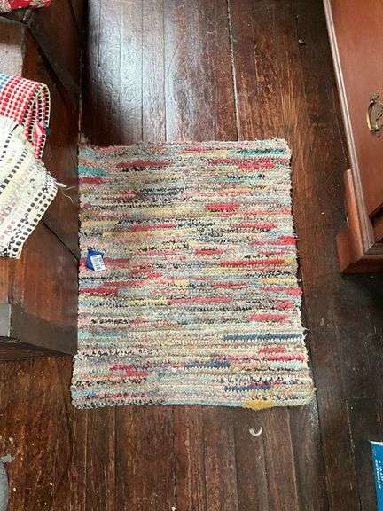 Lot of rag rugs - Hurley Real Estate & Auctions